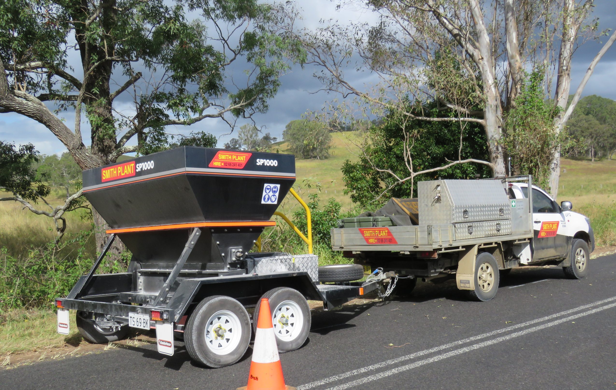 Lime Spreader Trailers - Smith Plant Hire